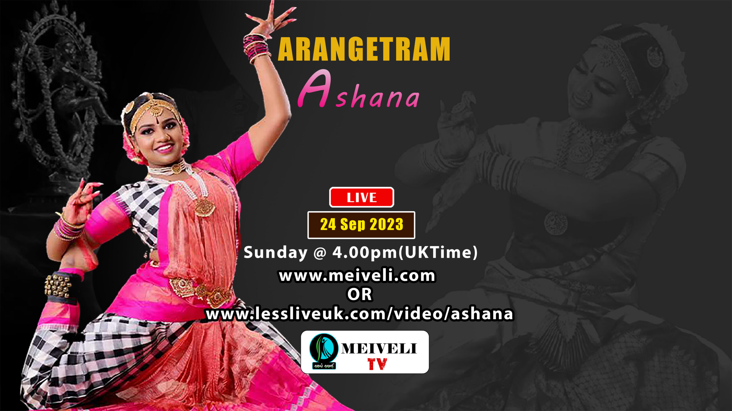 Bharathanatya Arangetram of Ashana Hemachandran - Meiveli TV